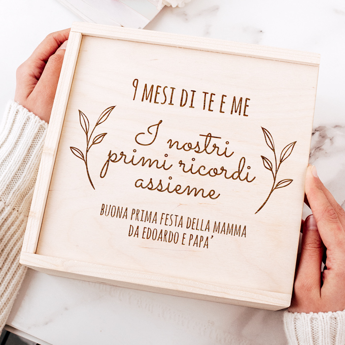 Scatola dei Ricordi Memory Box per Mamma "I Nostri Primi Ricordi ...