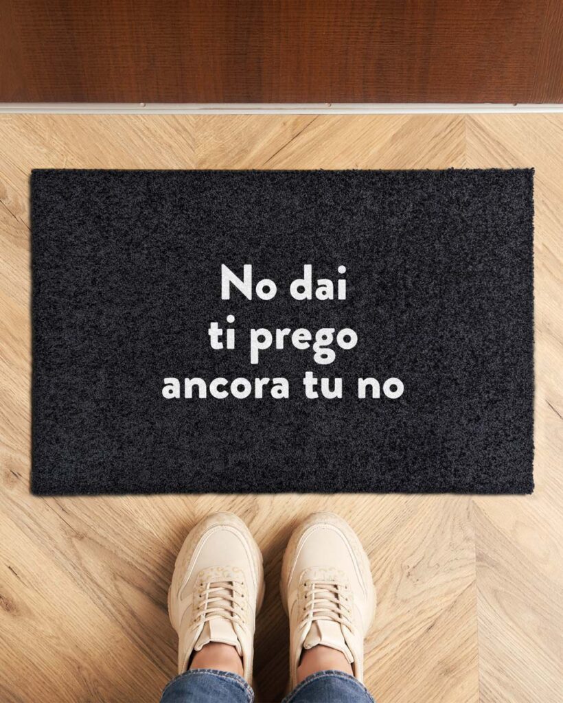 Zerbino Divertente Personalizzato con Frase Simpatica “No Dai Ti Prego ...