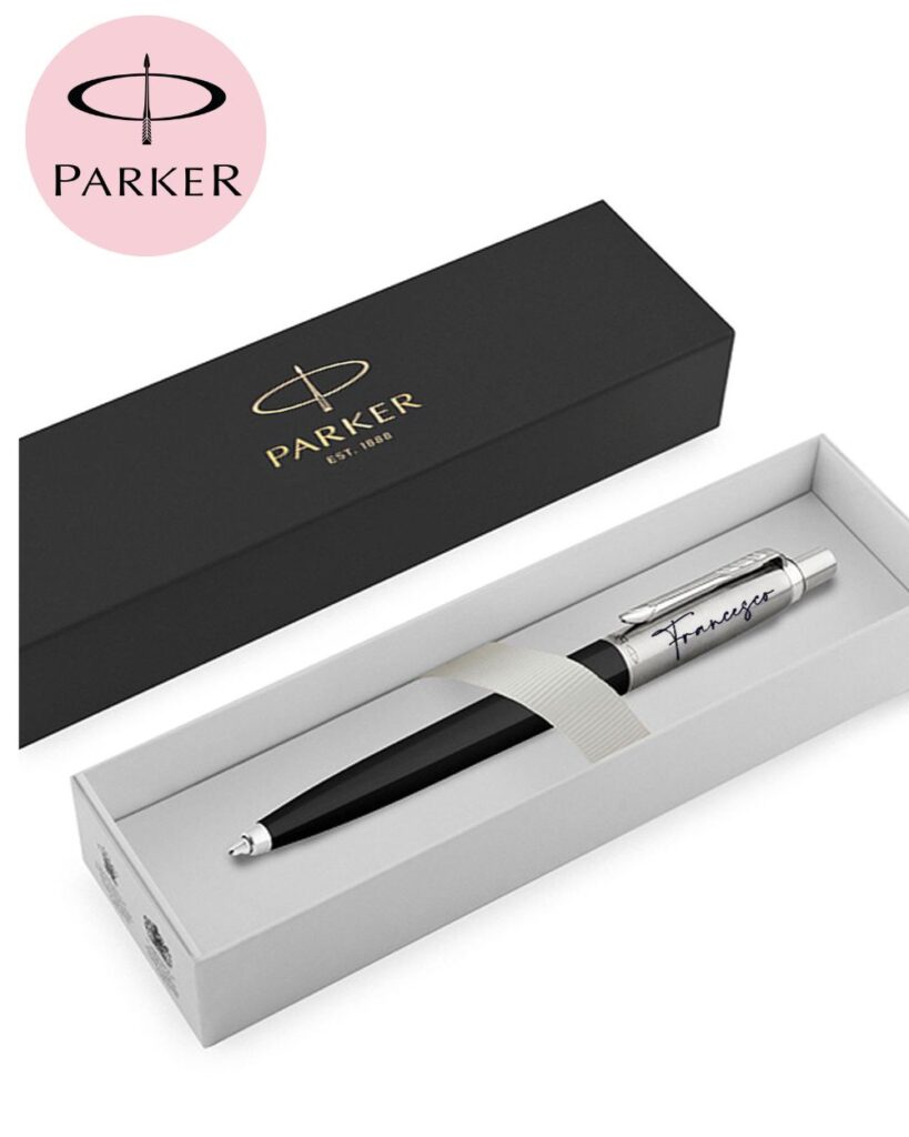 Penna Parker Jotter a Sfera Personalizzata con Incisione - Idea Regalo Lui, Lei, Laurea, Natale ...