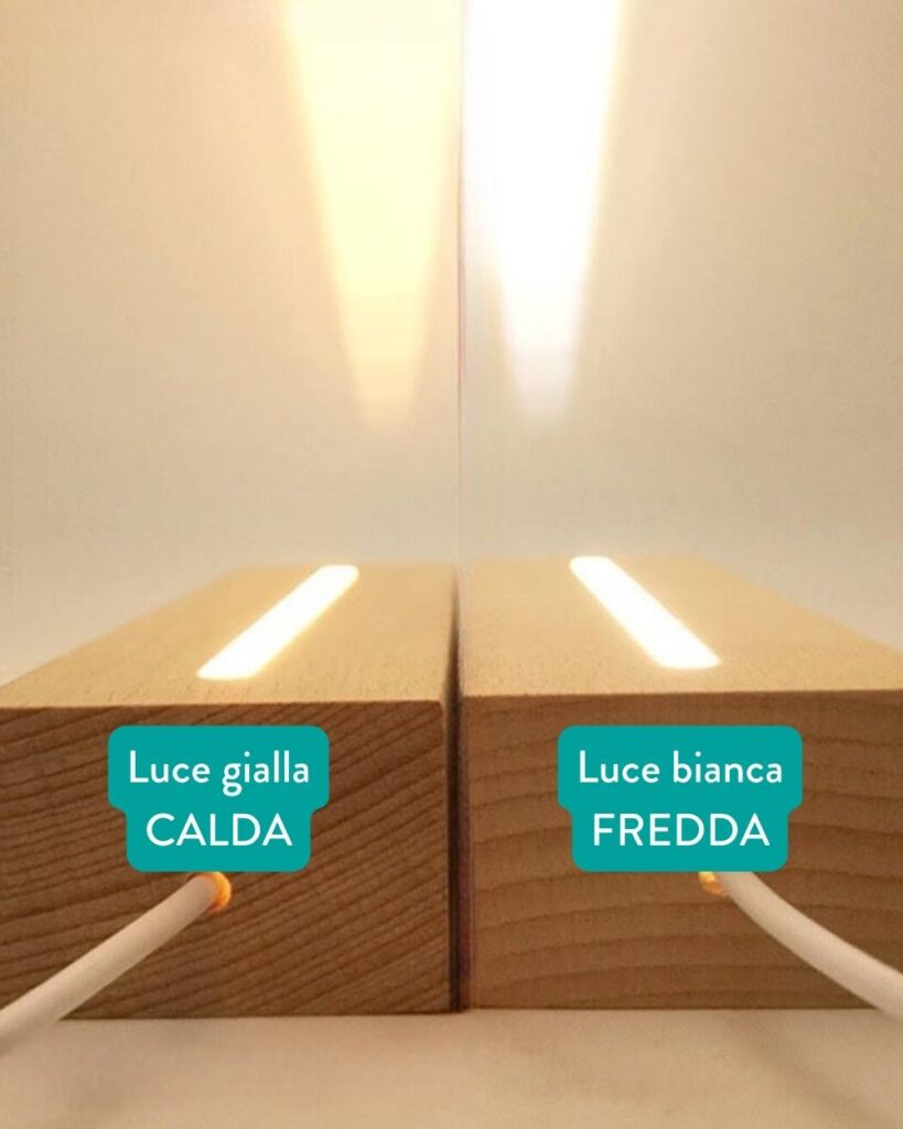 Lampada a Led Placca in Plexiglass "Sogni Splendenti" Personalizzata ...