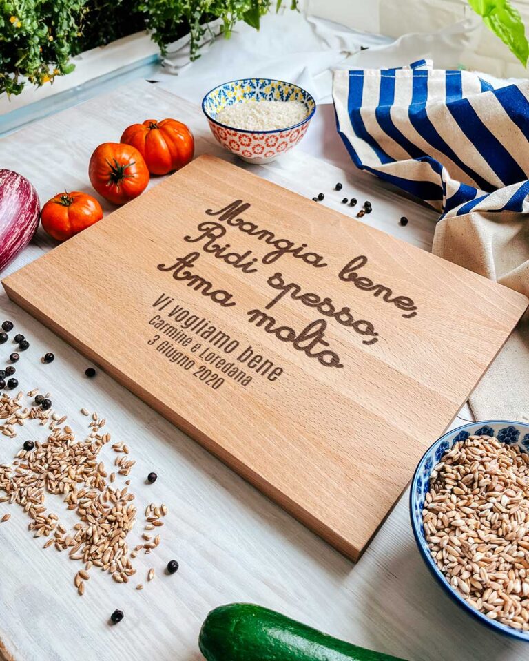 Tagliere Personalizzato con Nome e Cuoco - Idea Regalo Lui | Olallà